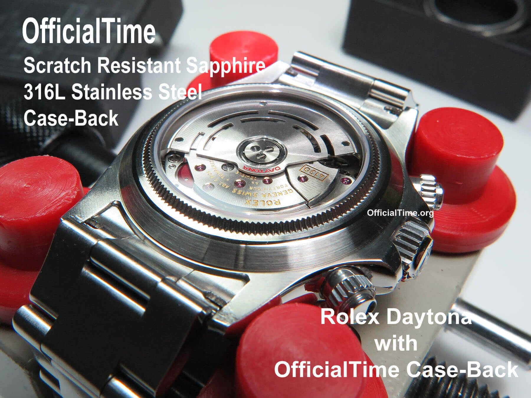 Why use OfficialTime Transparent Case Back for your Rolex?
