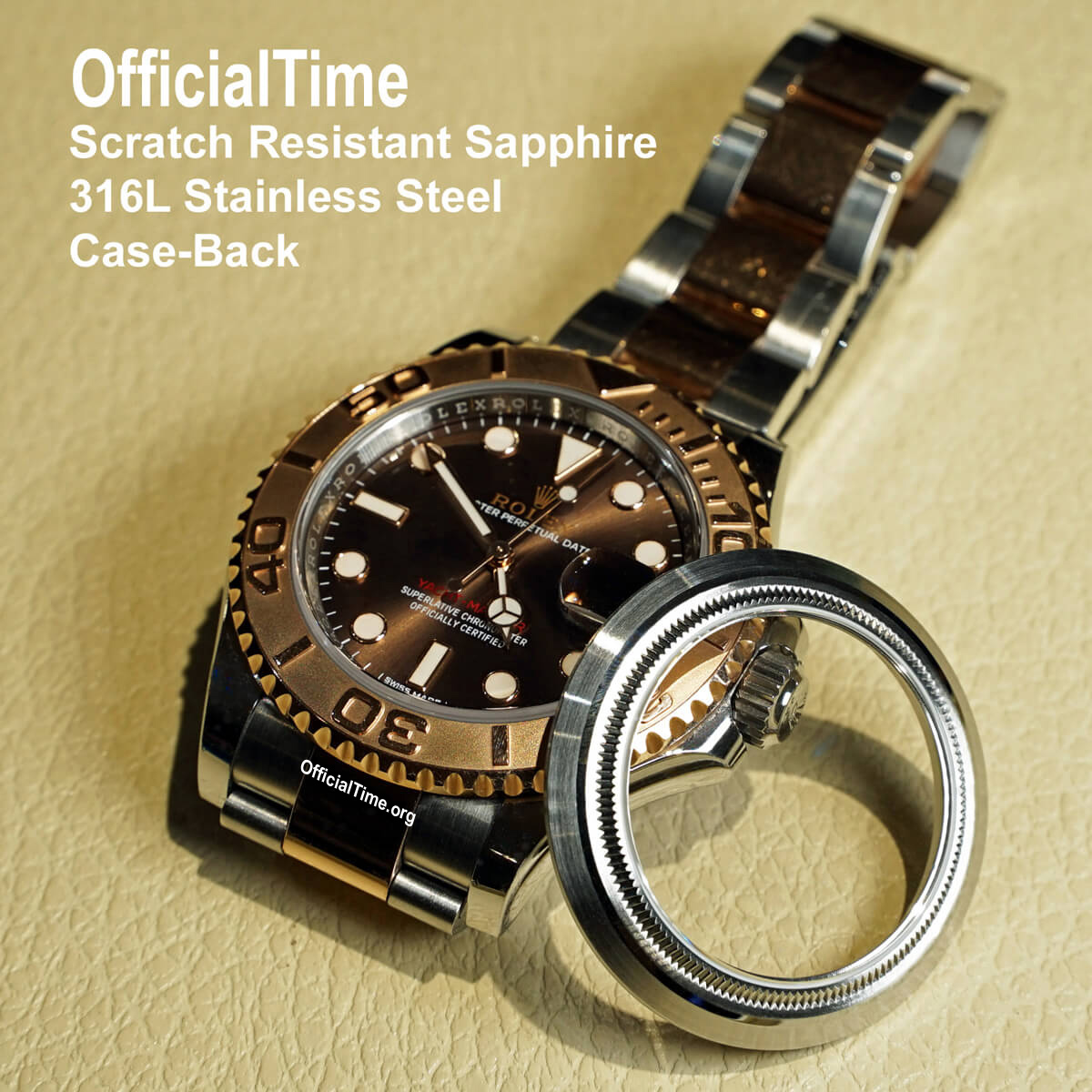 Rolex Collection | OT Sapphire Exhibition Case Back for Rolex