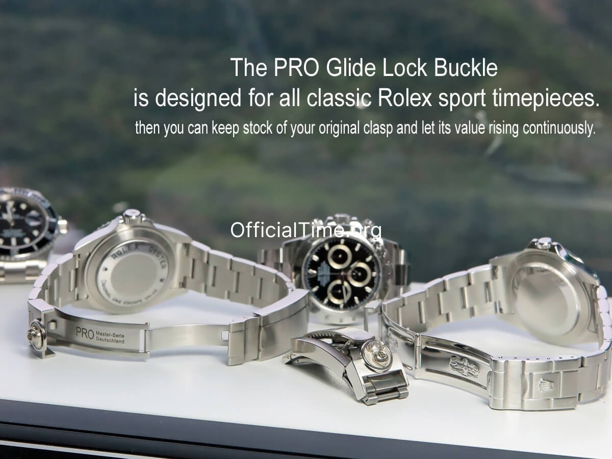 Rolex Style PRO Glide-Lock Clasp | Buckle for Rolex