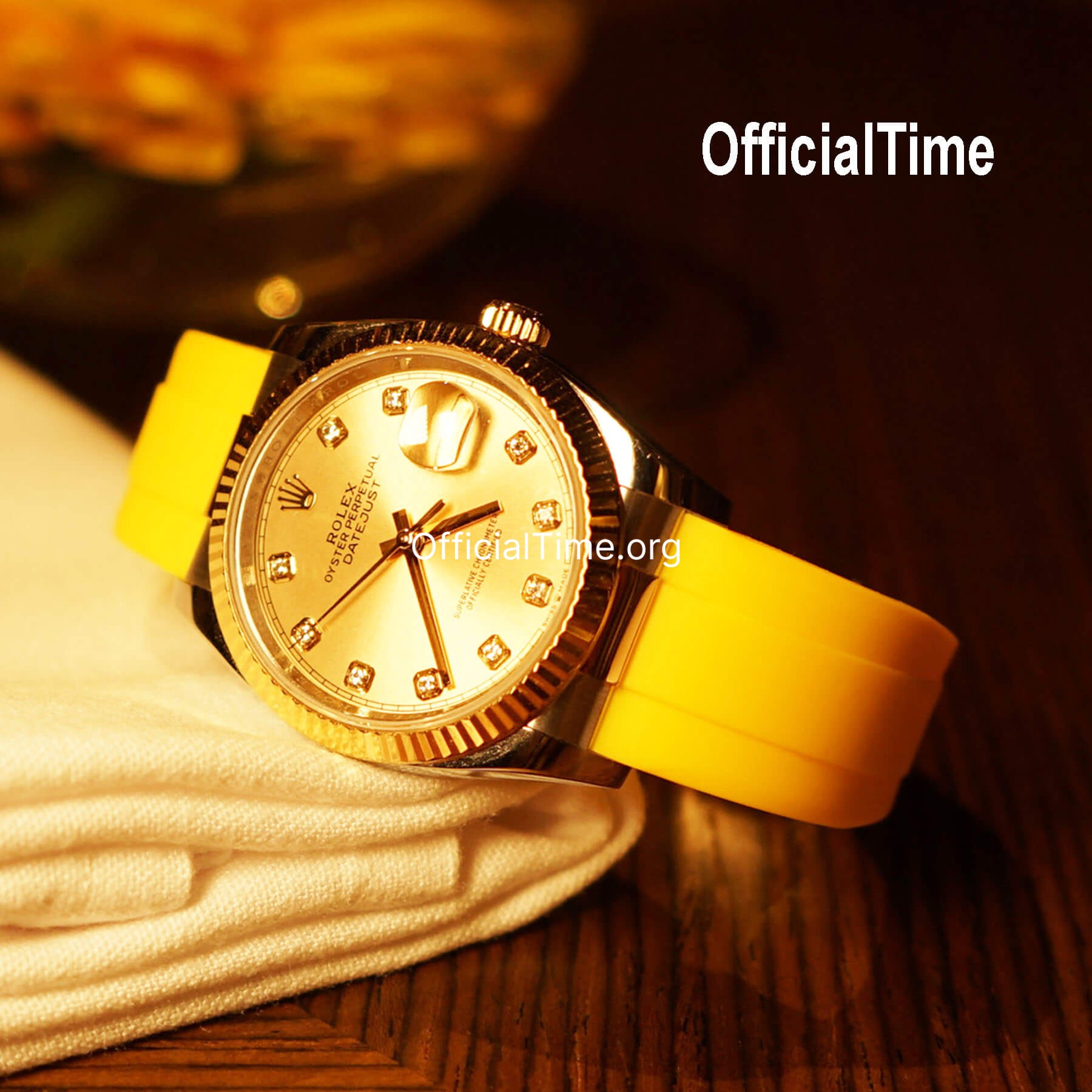 Rolex Datejust Style | OfficialTime Airflow Rubber Straps