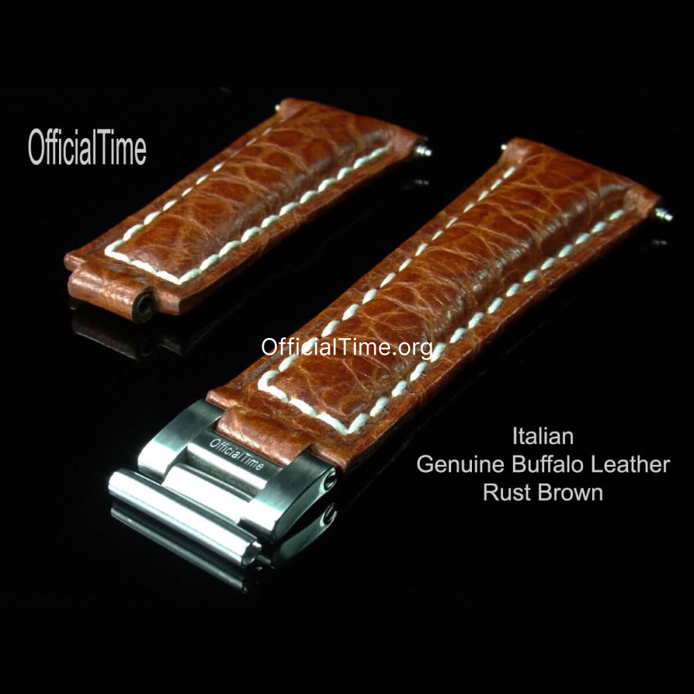 Rolex Datejust Style | OfficialTime Buffalo Leather Strap for Rolex