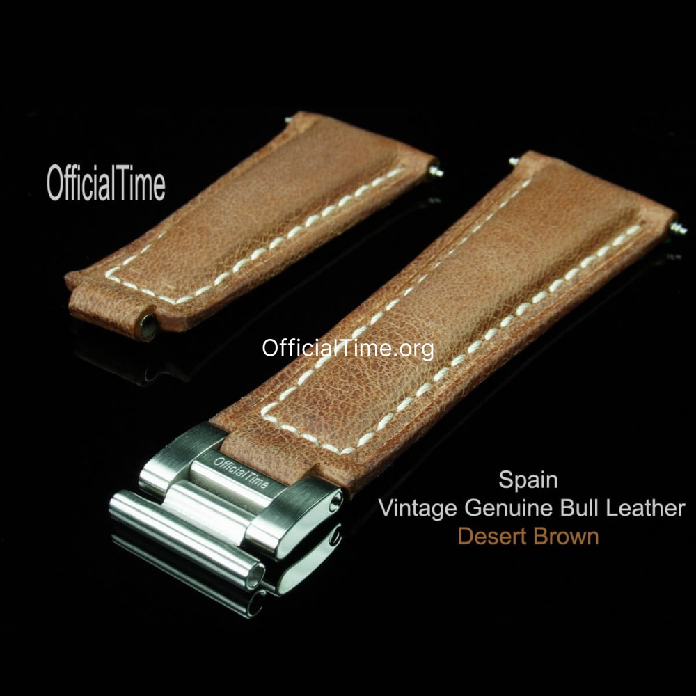 Rolex Datejust Style | OfficialTime Bull Leather Strap for Rolex