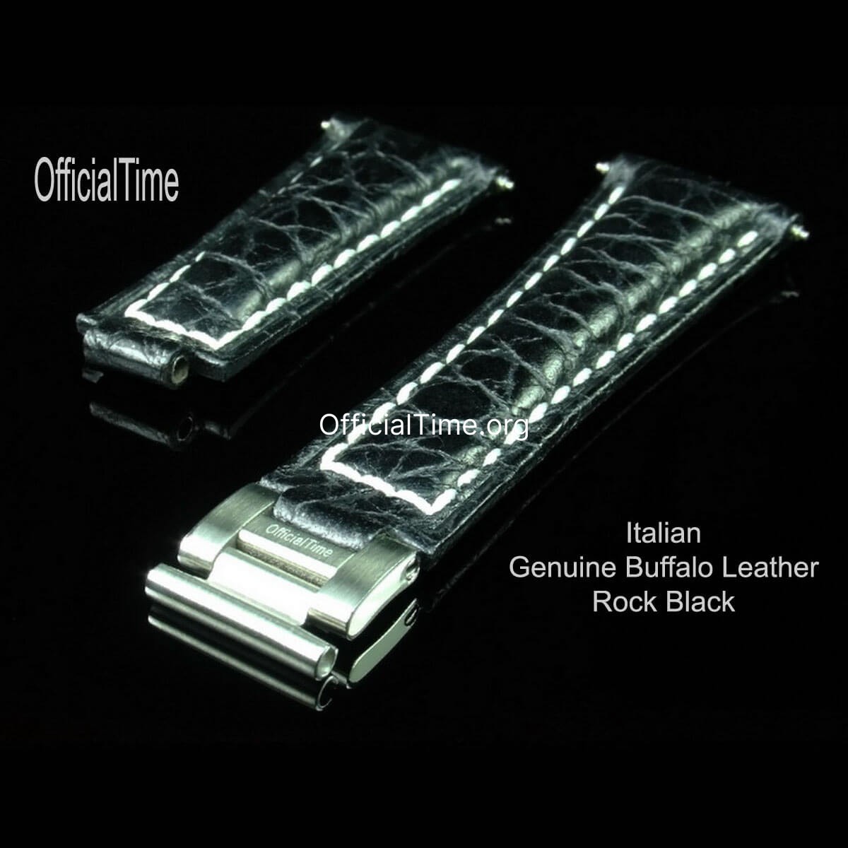 Rolex Submariner Style| OfficialTime Buffalo Leather Strap for Rolex