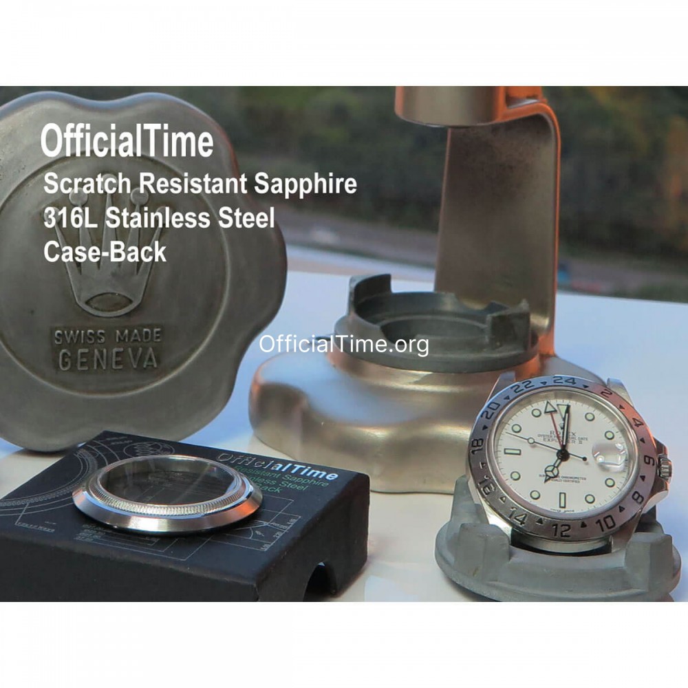 OfficialTime See-Through Case Back for Rolex Explorer