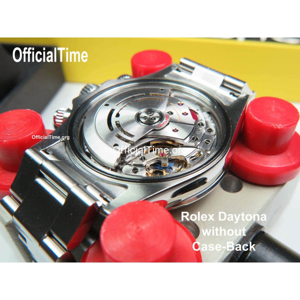 OfficialTime Sapphire Clear Case Back for Rolex Submariner