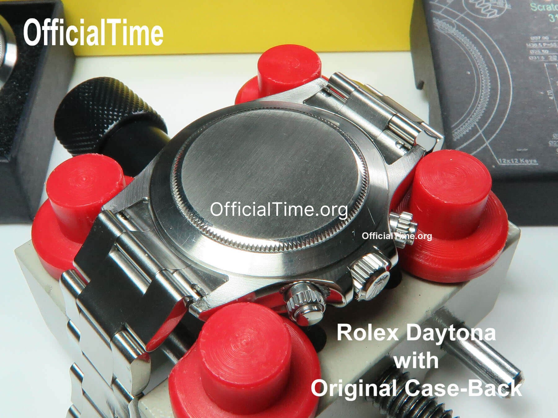 OfficialTime Exhibition Case Back for Rolex Datejust