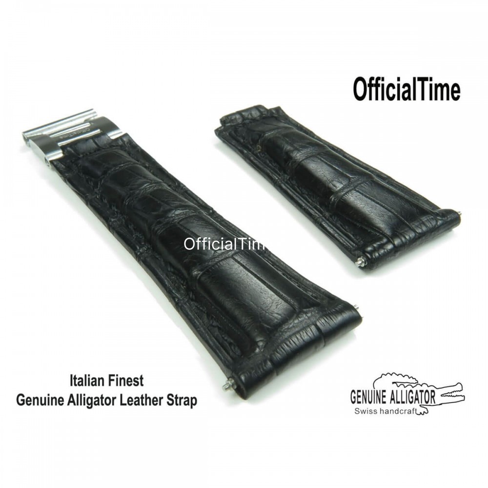 Rolex Explorer Style | OfficialTime Genuine Alligator Leather Strap for ...