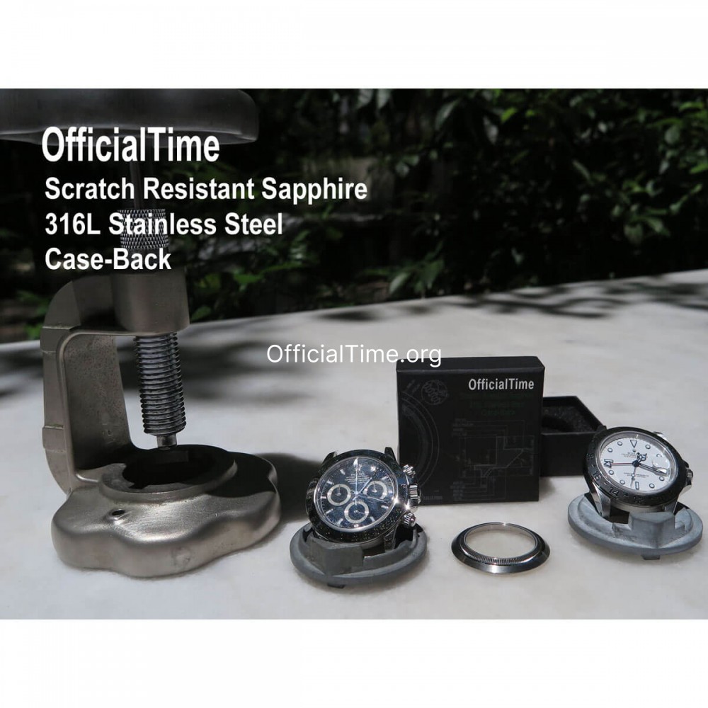 OfficialTime Transparent Case Back for Rolex Yacht-Master