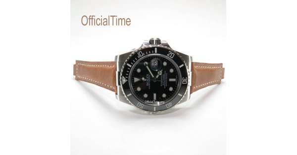 Rolex Collection | OfficialTime Bull Leather Strap for Rolex