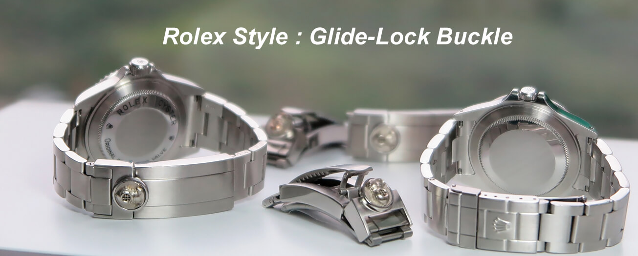 Rolex Style PRO Glide-Lock Clasp | Buckle for Rolex